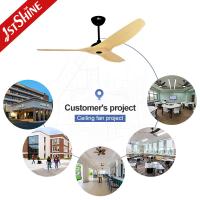 China Remote Control 220v 3 Blade Ceiling Fan With Led Light 6 Speed for sale