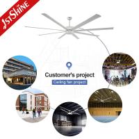 China 84 Inch Aluminum Metal Blade Ceiling Fan Brushless Inverter Motor for sale