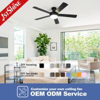 China Adjustable 6-Speed Choice LED Ceiling Fan with APP Smart Control and Dimmable Light for sale