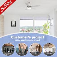 China Pull Chain Style CE Quiet Decorative Ceiling Fans 52 Inch For Home for sale
