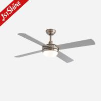 China Convenient Modern Ceiling Fan Light With 4 Mdf Blades Ac Motor for Hotels for sale