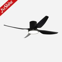China Modern Design 4 Blades Ceiling Fan with LED Light and Flush Mount Feature for sale
