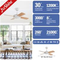China Kids Room 36 Inches Ceiling Fan with MDF Blade AC Motor Without Light Source 3-Blade for sale