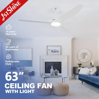 China Energy Saving White/Black Ceiling Fan With Dimmable Light Remote Control DC Motor Speed 6 Speeds Choice for sale