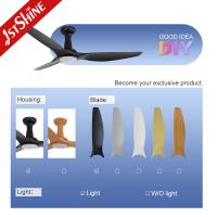 China Flush Mount Smart Ceiling Fan With DC Motor 3 Plastic Blades Engry-Saving for sale