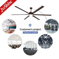 China Metal Ceiling Fan With Aluminum Blade High Air Volume For Office for sale