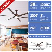 China Metal Ceiling Fan With Aluminum Blade High Air Volume For Office for sale