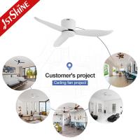 China Modern 2-in-1 Ceiling Fan – Optional LED Light Flush Mount Design for sale