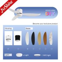 China Modern 2-in-1 Ceiling Fan with Optional LED Light DC Motor ABS Blades for sale