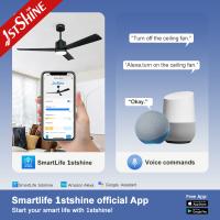 China 220v Reversible Modern Smart Ceiling Fan Remote Control 3 Colors for sale