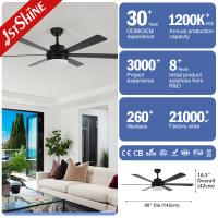 China 35w 56 Inch Silent Modern LED Ceiling Fan Energy Saving DC Motor for sale