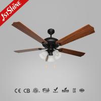 China Classic 5-Blade Ceiling Fan with Pull Chain MDF Blades AC Motor for sale
