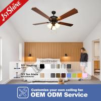 China Classic 5-Blade Ceiling Fan with Pull Chain MDF Blades AC Motor for sale