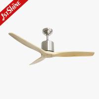 China 2in1 Wood Ceiling Fan With Remote Control DC Motor Indoor Decoration for sale