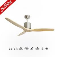 China 2in1 Wood Ceiling Fan With Remote Control DC Motor Indoor Decoration for sale