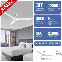 China 60'' Smart Ceiling Fan with ABS Blades DC Motor APP + Voice Control for sale