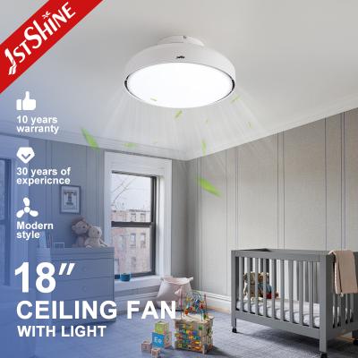China 18-Inch Bladeless Ceiling Fan with DC Motor and Low-Profile Design for Bedrooms for sale