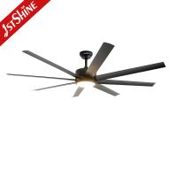China 64-Inch Modern Ceiling Fan With 3-Color LED Light for sale
