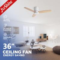 China 36-Inch 2-in-1 Decorative Ceiling Fan with DC Motor and MDF Blades for Bedrooms and Living Spaces for sale