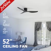 China 52-Inch ABS Blades Plastic Ceiling Fan with 6-Speed Remote Control and DC Motor for sale