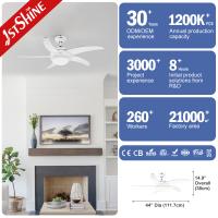 China 35w Modern LED Ceiling Fan 44 Inch DC Motor Energy Saving Silent for sale