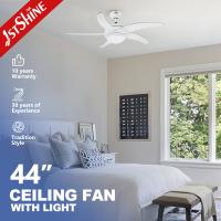 China 35w Modern LED Ceiling Fan 44 Inch DC Motor Energy Saving Silent for sale