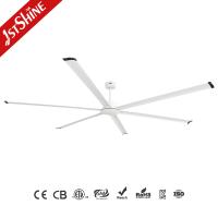 China 70/80/100 Inch Large Industrial Ceiling Fan with LED Light Option and DC Motor for Powerful Airflow for sale