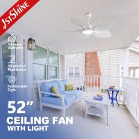 China 52 Inches Tropical Ceiling Fan with ABS Blades and Quiet DC Motor for Modern Comfort for sale