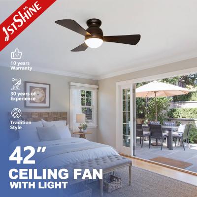 China Modern 42 Inch Ceiling Fan with Light - 6 Speed Remote Control and 10 Year Motor Warranty for sale
