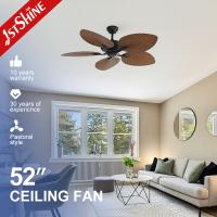 China 52-Inch Tropical Ceiling Fan with DC Motor and ABS Blades for Medium to Large Spaces for sale