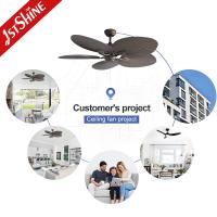 China 52 Inches Decorative Ceiling Fan with 5 ABS Blades and 6 Speed Remote Control for Modern Comfort for sale