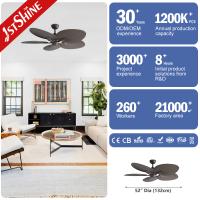 China 52 Inches Decorative Ceiling Fan with 5 ABS Blades and 6 Speed Remote Control for Modern Comfort for sale