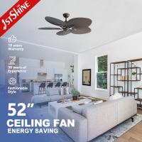 China 52 Inches Decorative Ceiling Fan with 5 ABS Blades and 6 Speed Remote Control for Modern Comfort for sale
