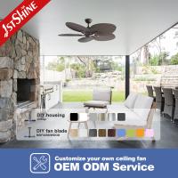 China 52 Inches Decorative Ceiling Fan with 5 ABS Blades and 6 Speed Remote Control for Modern Comfort for sale