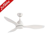 China 48 Inches Modern Plastic Ceiling Fan with Optional LED Light and 6 Speed Remote Control for sale