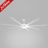 China 84 Inch Large DC Ceiling Fan with LED Light and Remote Control for Living Rooms and Commercial Spaces for sale