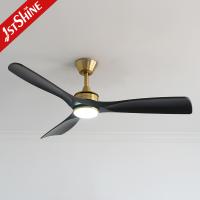 China 52-Inch Customizable Dimmable LED Ceiling Fan with Durable ABS Blades and Remote Control for sale