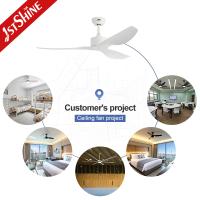 China 52 Inches Modern ABS Blade Ceiling Fan with 6 Speed Remote Control and High Efficiency DC Motor for sale
