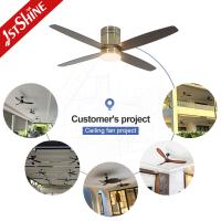 China Smart Ceiling Fan with 6-Speed Settings Flush Mount and 10-Year Motor Warranty for sale