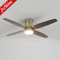 China Smart Ceiling Fan with 6-Speed Settings Flush Mount and 10-Year Motor Warranty for sale
