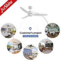 China 52 Inch Smart Ceiling Fan with DC Motor and ABS Plastic Blades for Energy Efficient Cooling for sale