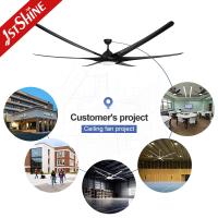 China 100-Inch Energy-Efficient DC Ceiling Fan with LED Light for Commercial Spaces for sale