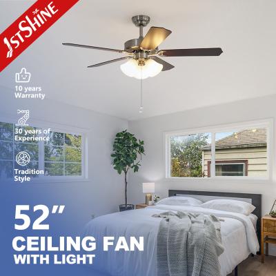 China 52-Inch European Style Ceiling Fan with MDF Blades and AC Motor for Classic Interiors for sale