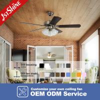 China 52-Inch European Style Ceiling Fan with MDF Blades and AC Motor for Classic Interiors for sale
