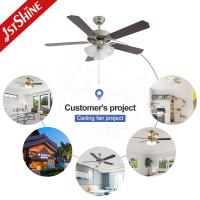 China 52-Inch European Style Ceiling Fan with MDF Blades and AC Motor for Classic Interiors for sale