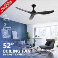 China 52 Inches Low Noise Energy Saving DC Motor Plastic Ceiling Fan Without Light Modern for sale