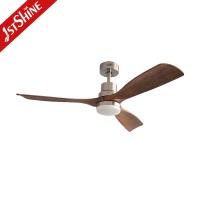 China 52 Inch Low Noise Anti Corrosion Color Changing Ceiling Fan with LED Light and Remote Control for sale