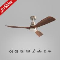 China 52 Inch Low Noise Anti Corrosion Color Changing Ceiling Fan with LED Light and Remote Control for sale