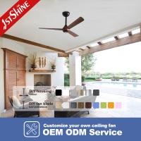 China 42 Inch DC Motor Ceiling Fan with LED Spotlight and 6 Speed Choice for Dining and Commercial Spaces for sale