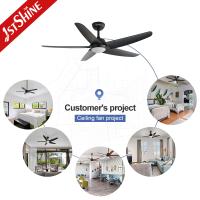 China 52 Inches DC Motor Ceiling Fan with Smart Device Support and Dimmable LED Light for sale
